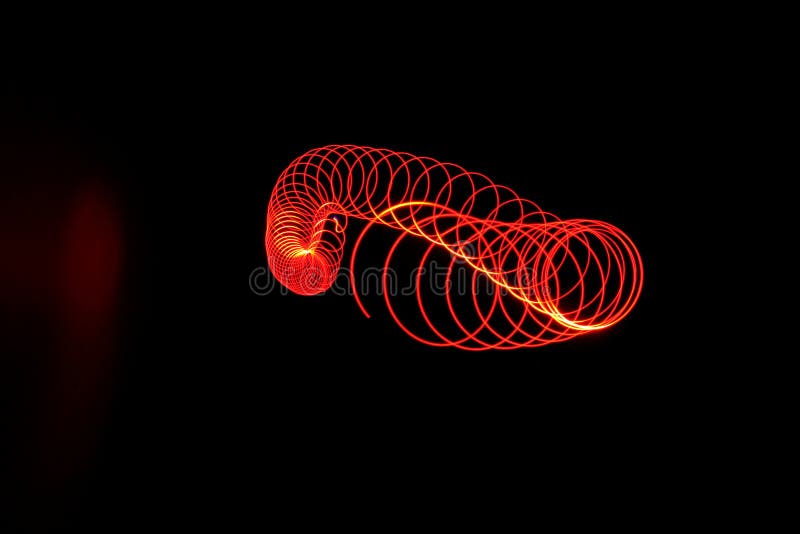 Worm of light stock illustration. Illustration of illuminated - 126322559