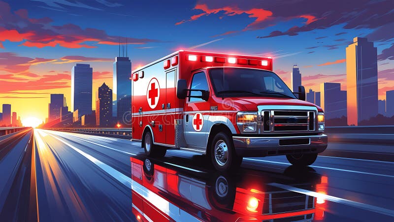 Red Ambulence Stock Illustrations – 4 Red Ambulence Stock Illustrations, Vectors & Clipart ...