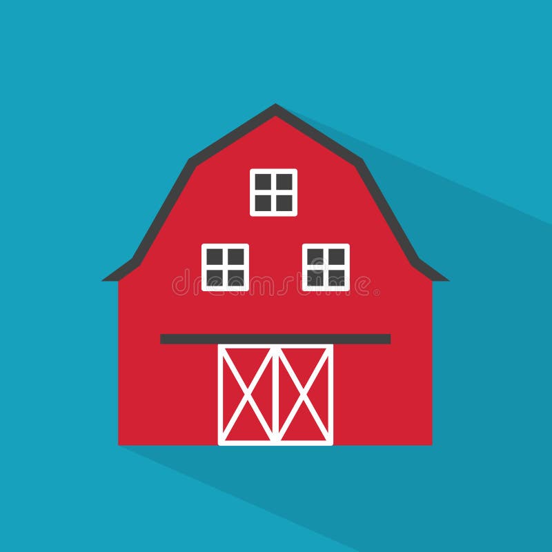 Red Barn Icon Illustration Stock Illustrations – 1,165 Red Barn Icon ...