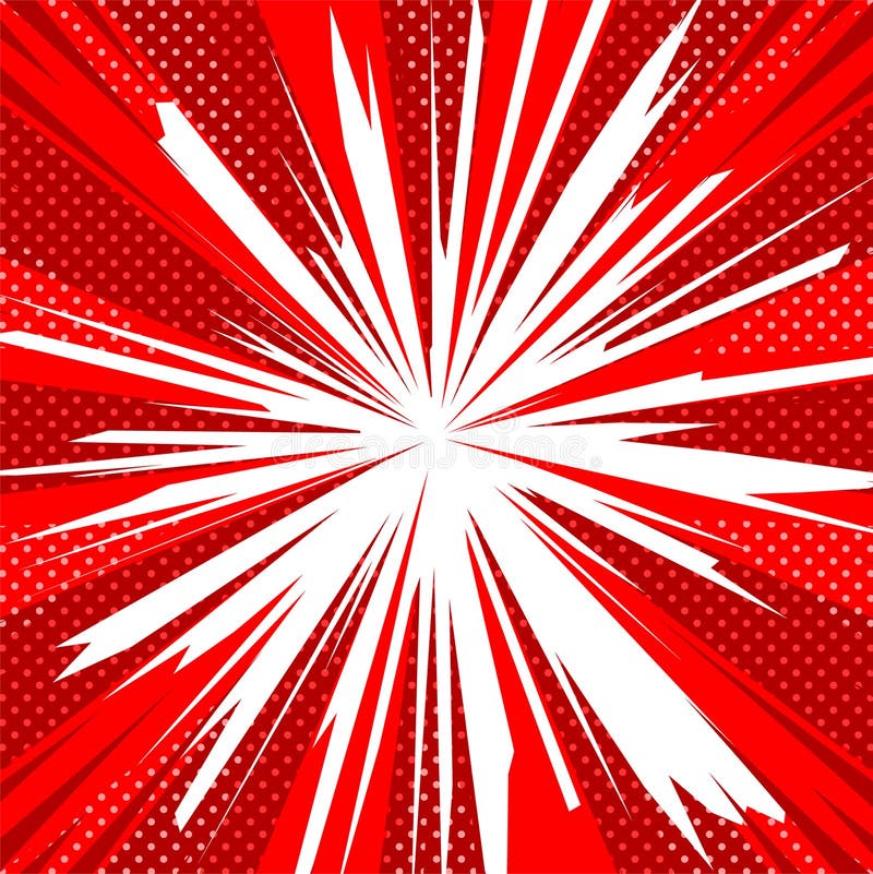 Red American Comic Style Background Stock Vector - Illustration of ...