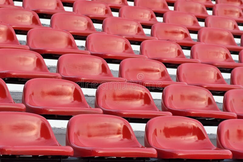 Red bleachers stock photo. Image of plastic, object, background - 21266108