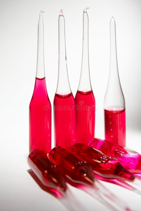 Red ampul stock photo. Image of therapy, laboratory, narcotic - 30224876