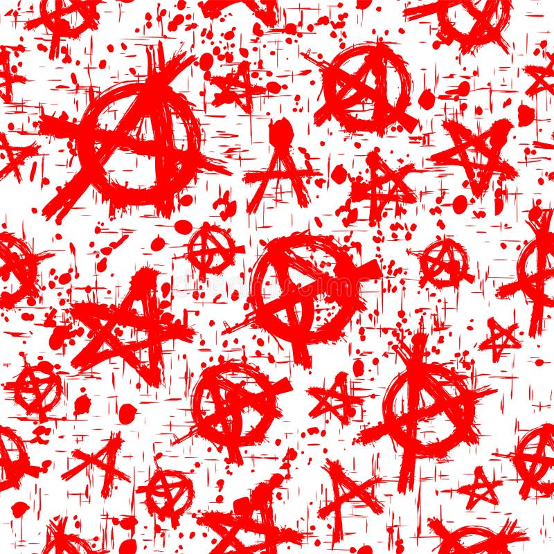 Symbol Anarchy and Two Skulls Stock Vector - Illustration of skull ...