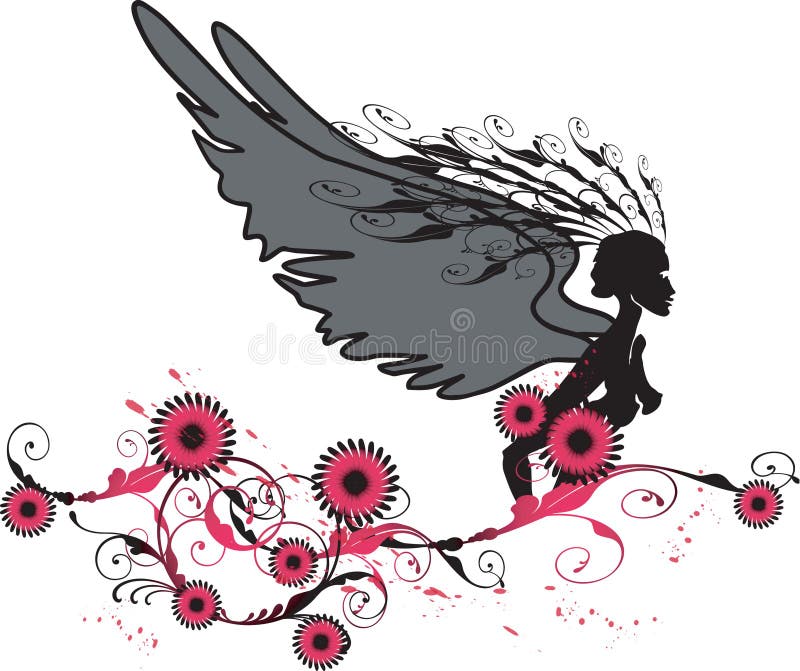 Angel stock illustration. Illustration of atelier, classical - 9313627