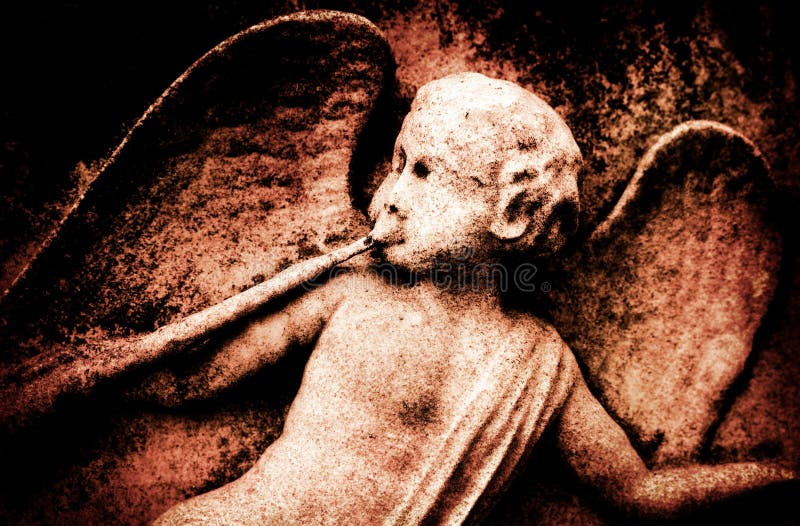 Red Angel stock image. Image of gravestone, shrine, chiseled - 7926447