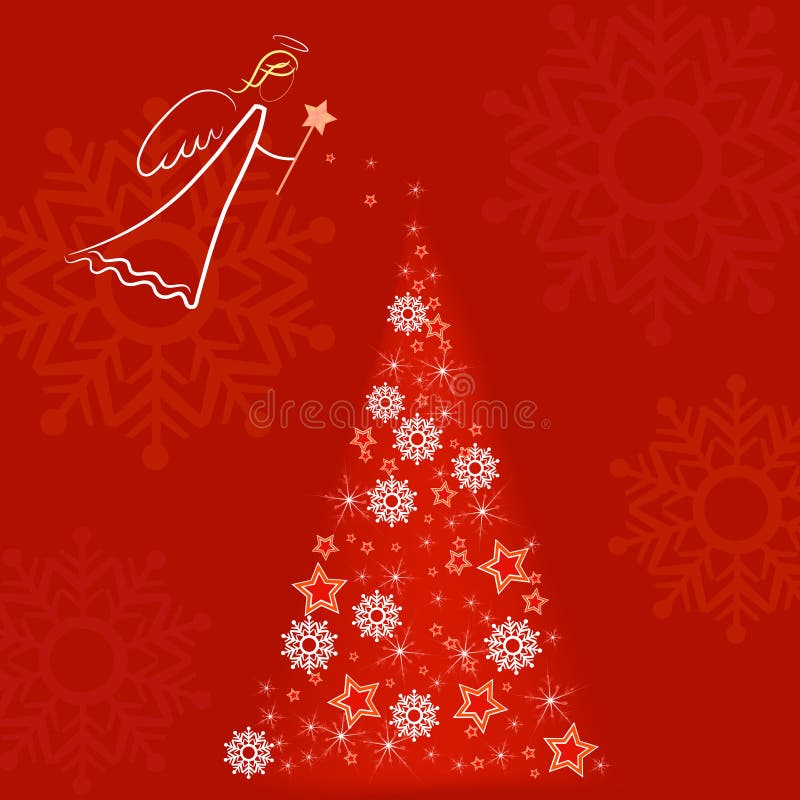 Angel greeting card stock vector. Illustration of frame - 45312350