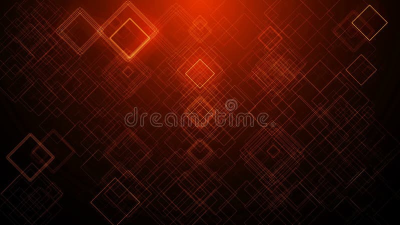 Red Animated Background of Moving Squares Stock Video - Video of glow ...