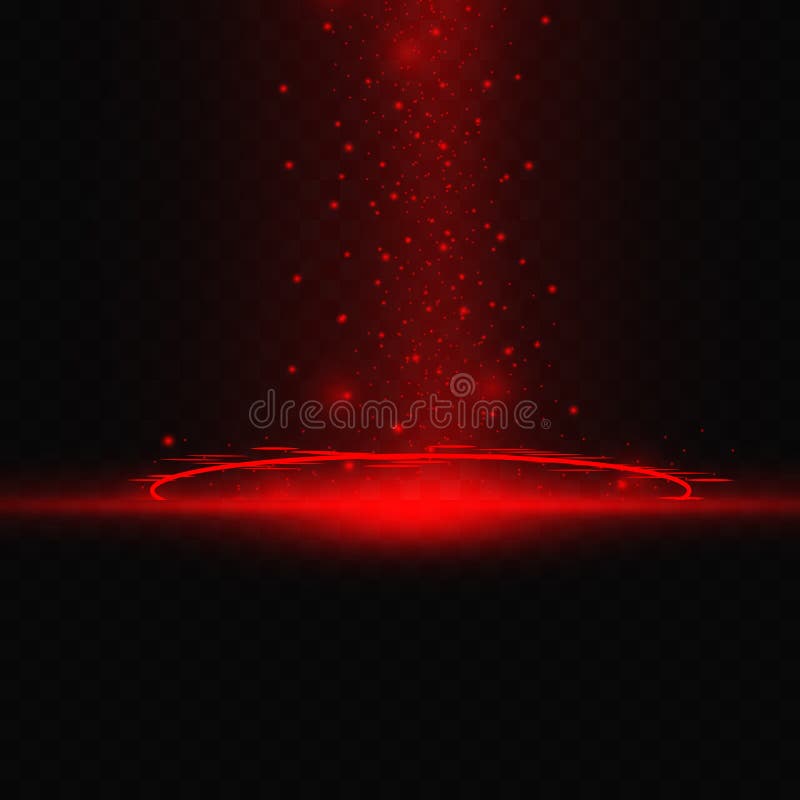 Red Animation of the Effect of an Explosion, Flashes with Glitter on a ...