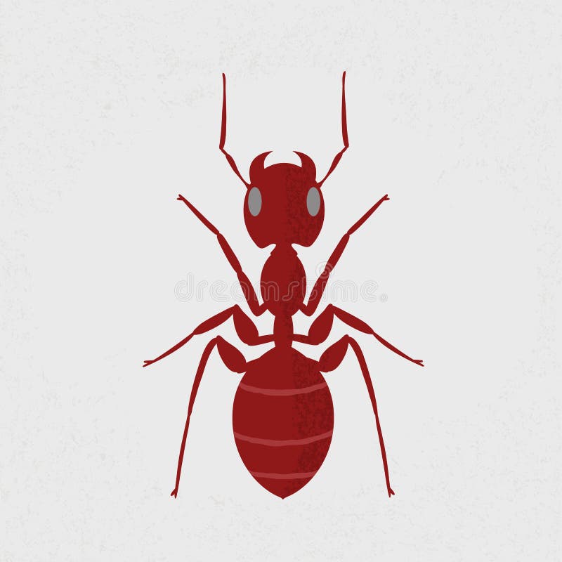 Red ant stock vector. Illustration of pest, alien, insect - 31453107