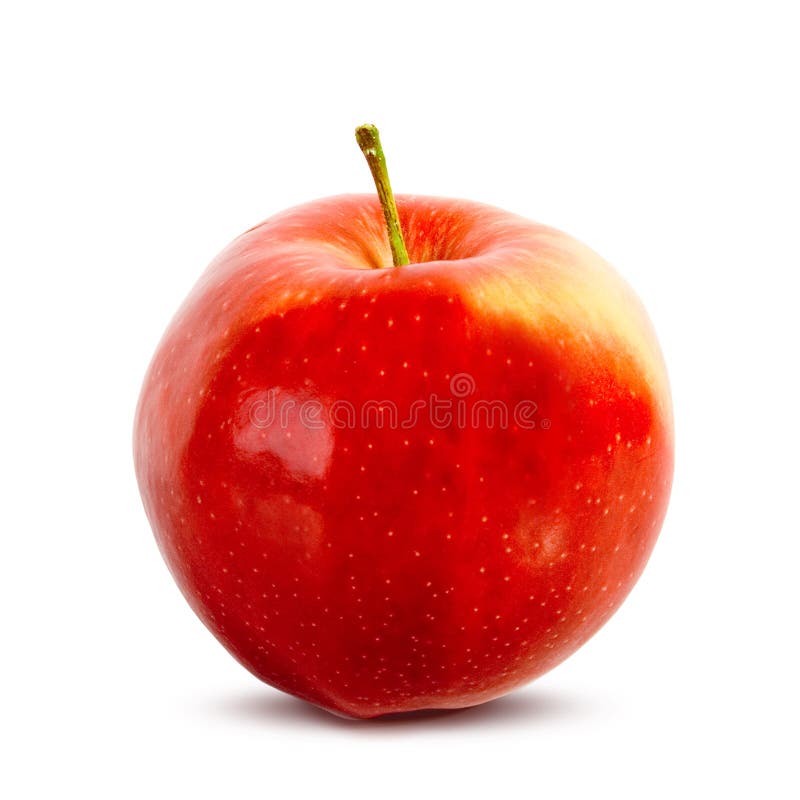 Red apple stock image. Image of single, healthy, closeup - 17770223