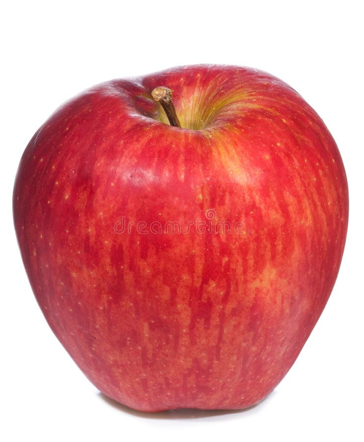 Red apple stock image. Image of vegetarian, fresh, meal - 15693275