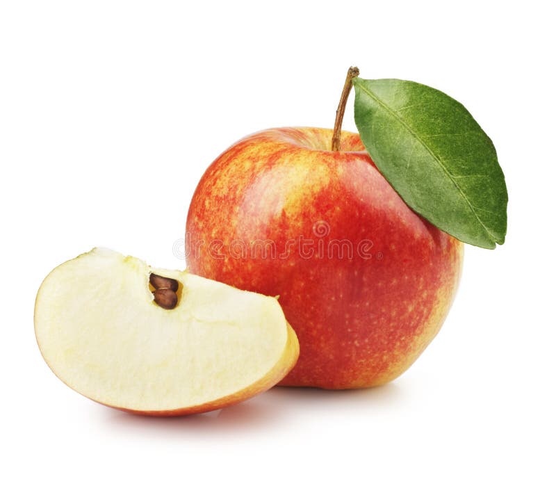 A Cut Open Apple stock photo. Image of juicy, macro, delicious - 18489670