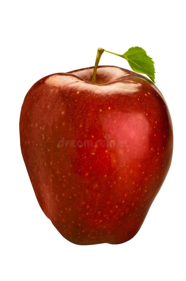 Red apple stock image. Image of single, healthy, closeup - 17770223