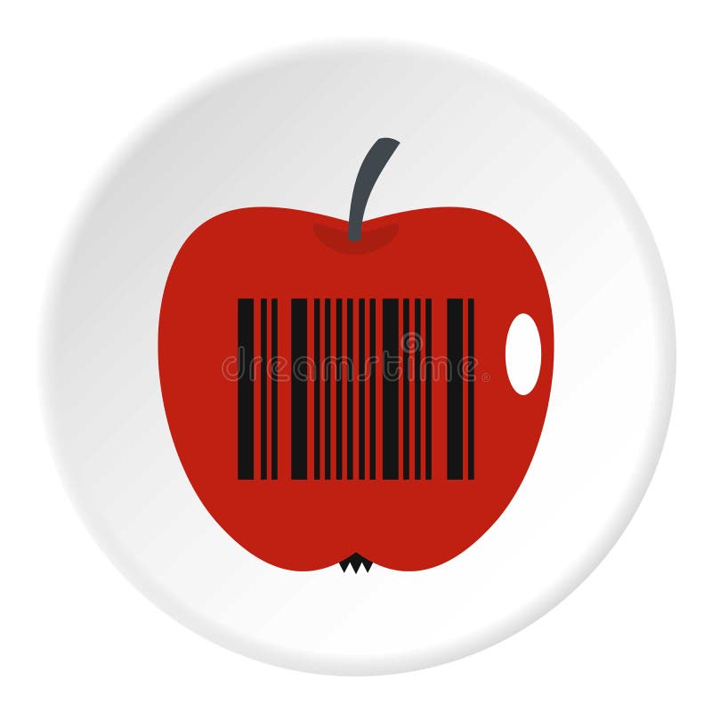 Barcode Apple Image Vector Illustration Stock Vector - Illustration of ...