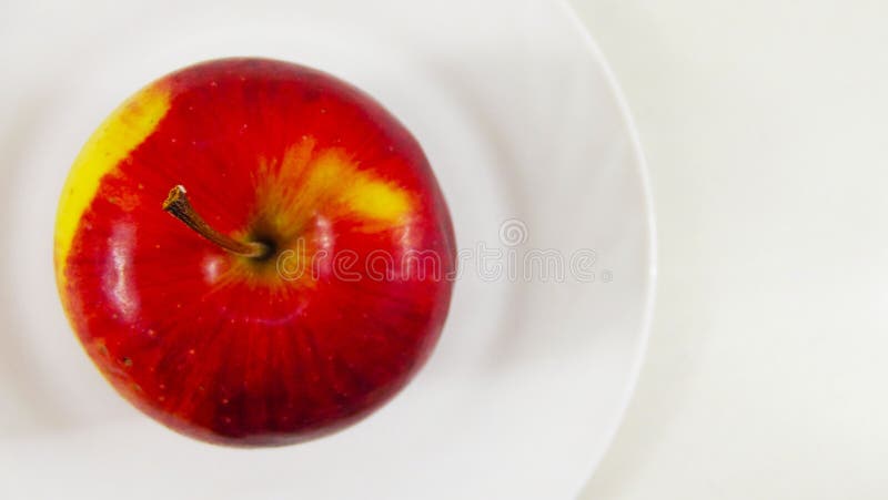 Red apple. stock photo. Image of healthy, organic, diet - 109849456