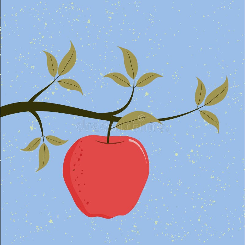 Red Apple Hanging Tree Stock Illustrations – 115 Red Apple Hanging Tree ...