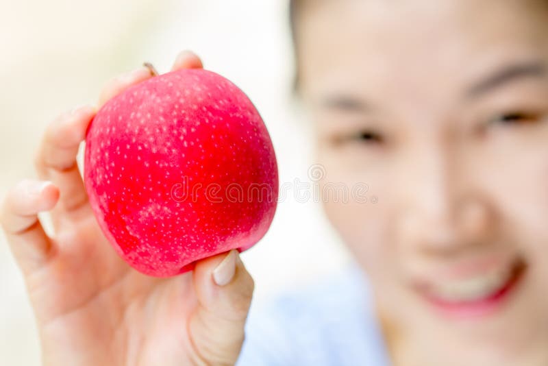 Red apple stock image. Image of organic, diet, health - 59915285