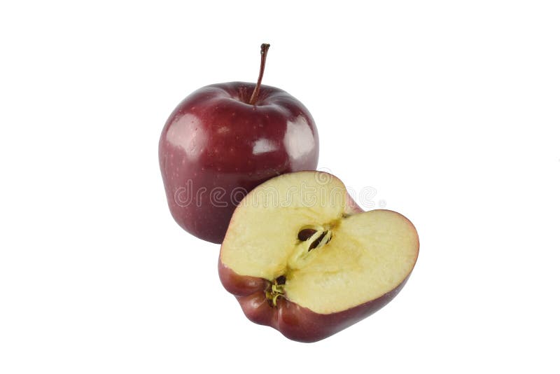 Red Apple Concept for Healthy Diet and Body Weight Control. Stock Image ...