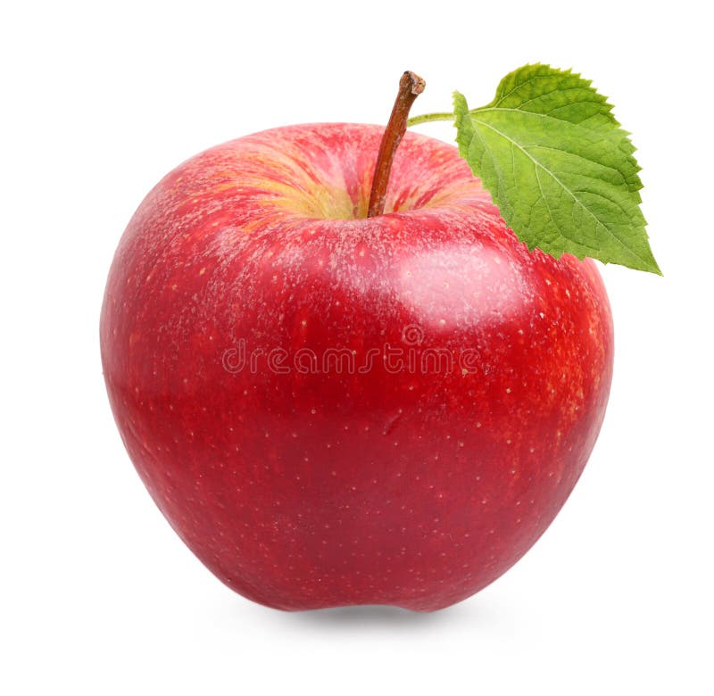 Apple Fruit With Leaf