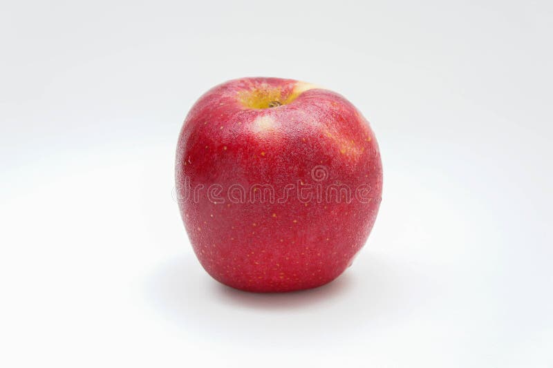 Red Apple Fruit on White Background Stock Image - Image of modification ...