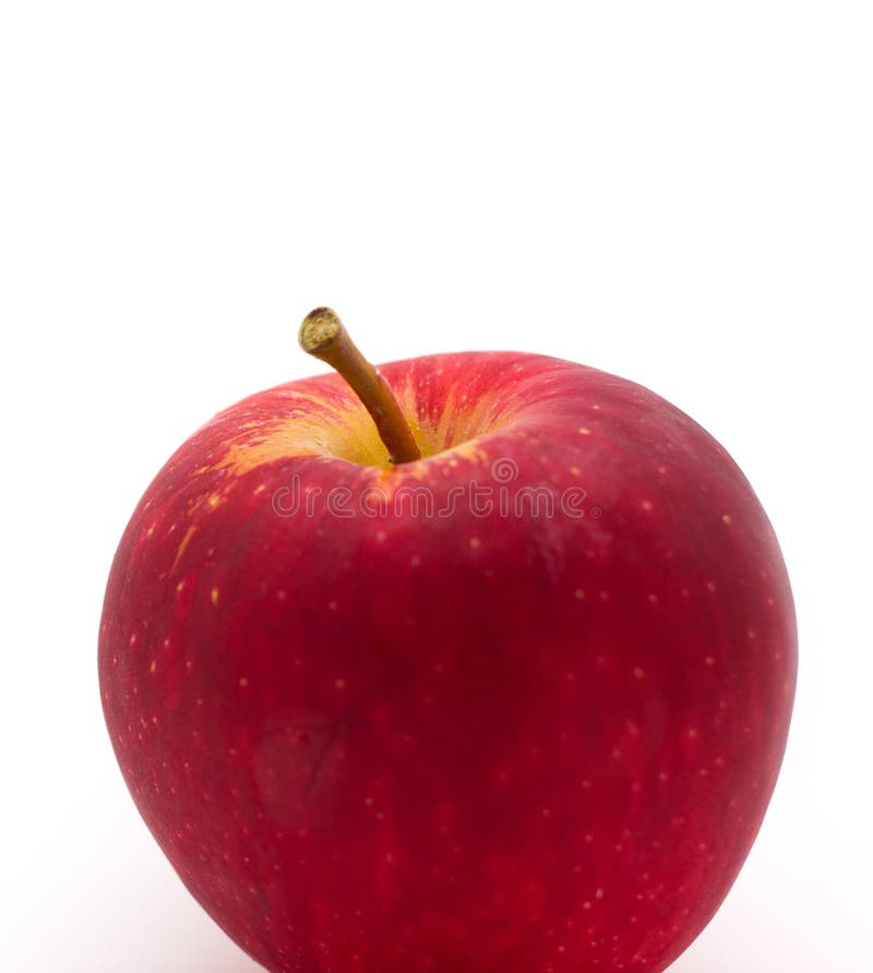 Red apple stock image. Image of nature, green, natural - 46020263