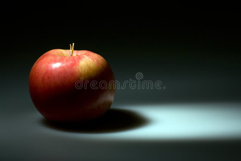 Red apple highlighted stock photo. Image of nutritious - 2979298