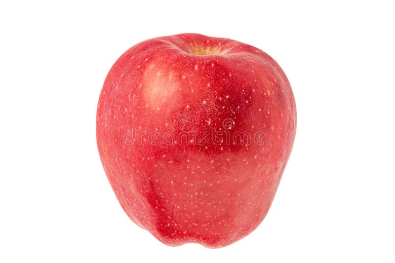 Red Apple Isolate on White. Fruit, Apple Stock Photo - Image of food ...
