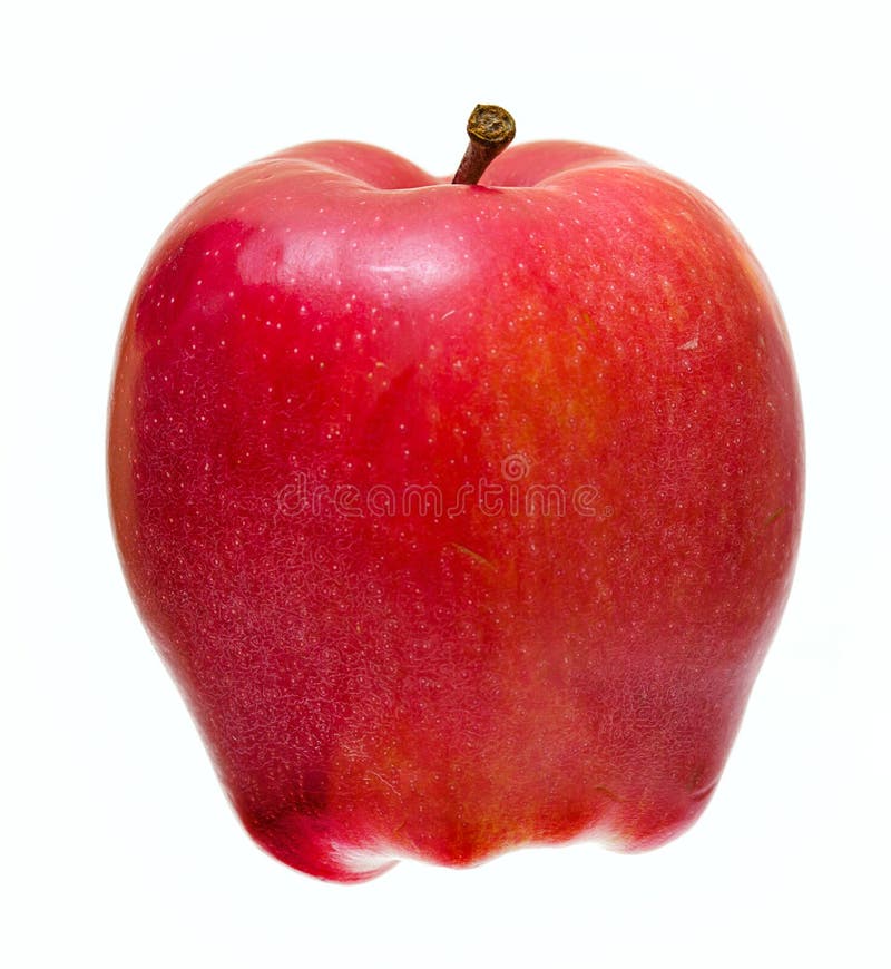 Red Apple top view stock image. Image of apple, food - 10193829