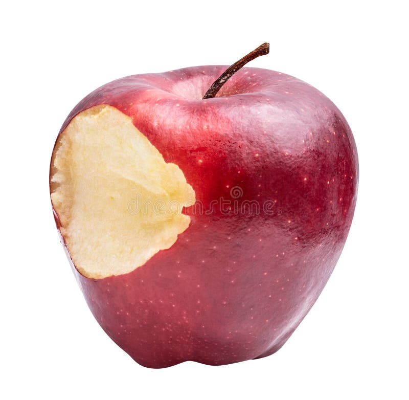 Bitten Red Apple