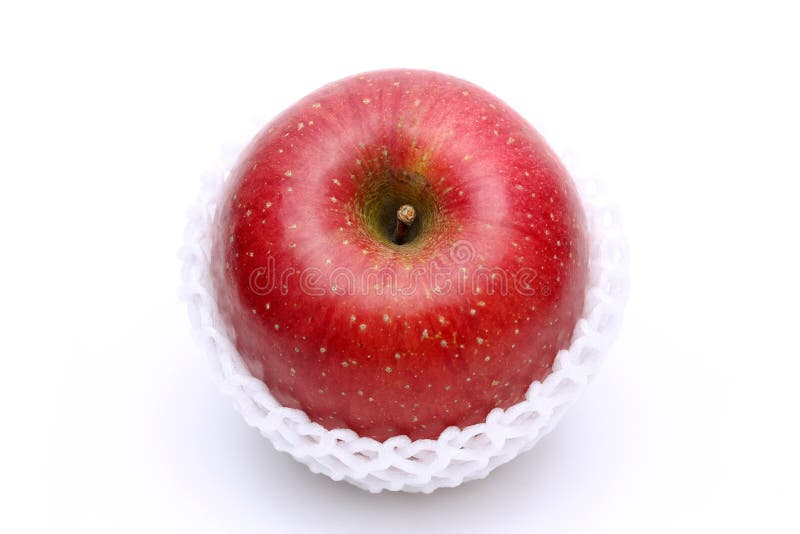 Red apple with net stock photo. Image of apple, plant - 51270312