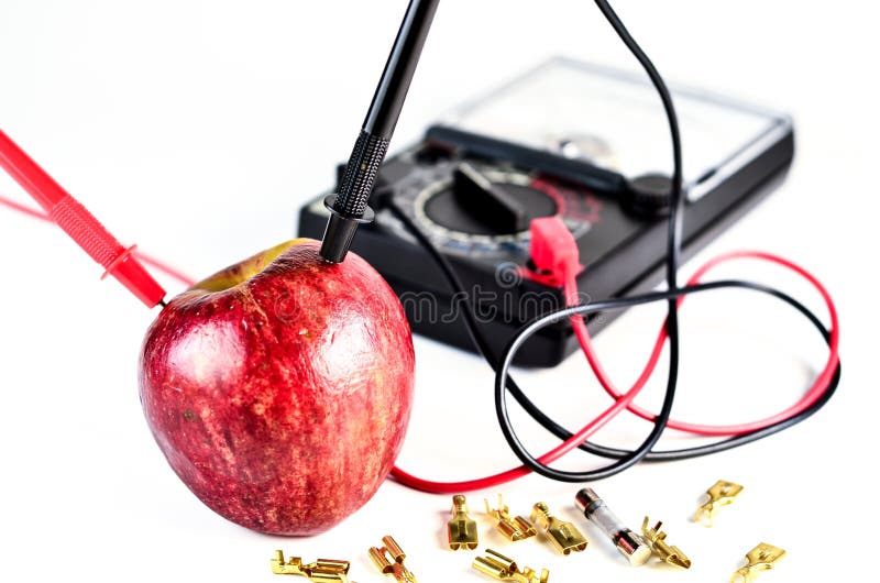 Red apple power stock image. Image of nature, concept - 43790723