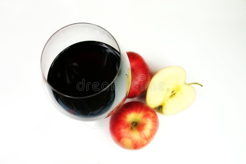 Red Apple And Red Wine Picture. Image: 1812621