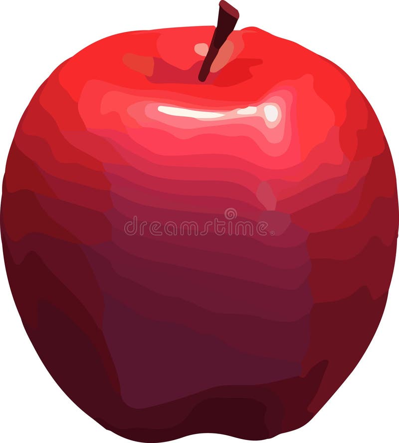 Red Apple Set. Realistic 3d Apples Stock Vector - Illustration of ...