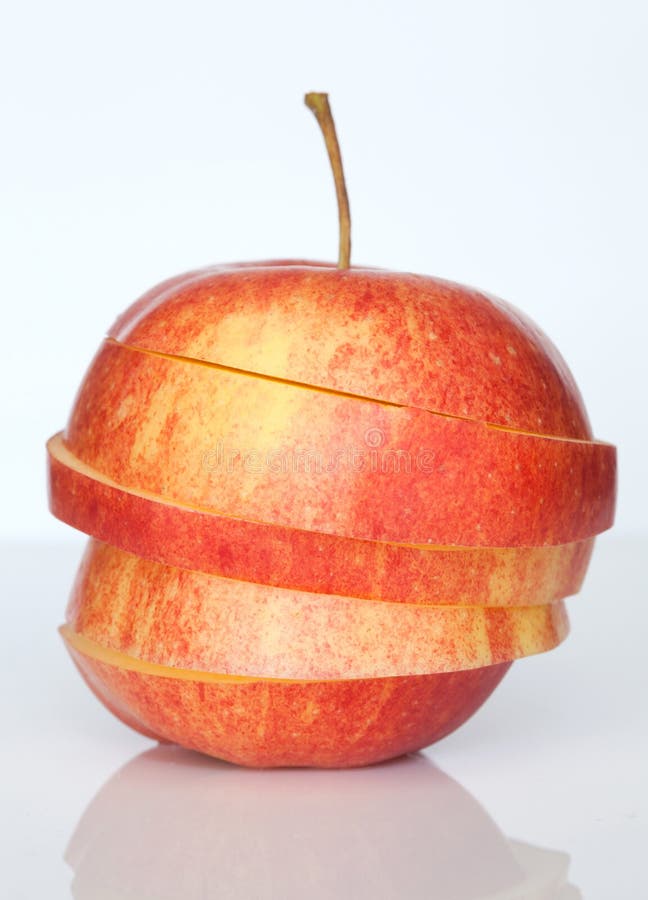 Red apple slices stock photo. Image of nutrition, fresh - 30614672