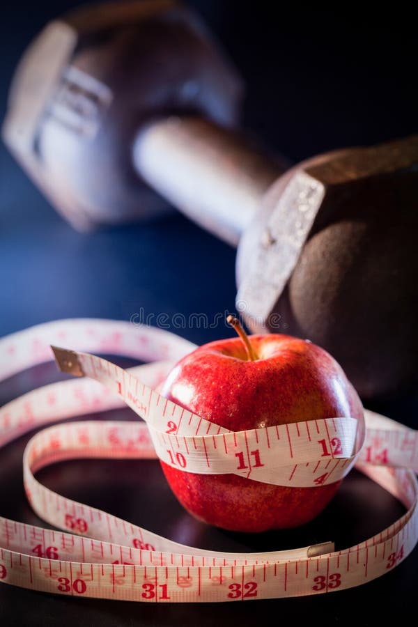 Apple with tape stock photo. Image of black, fruit, kilogram - 102315504