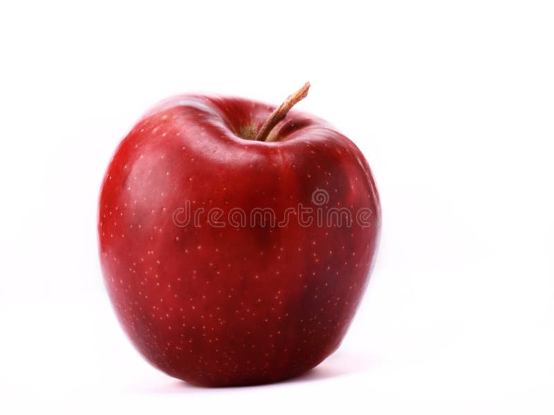 Red apple stock photo. Image of apple, drop, leaf, vivid - 10144712