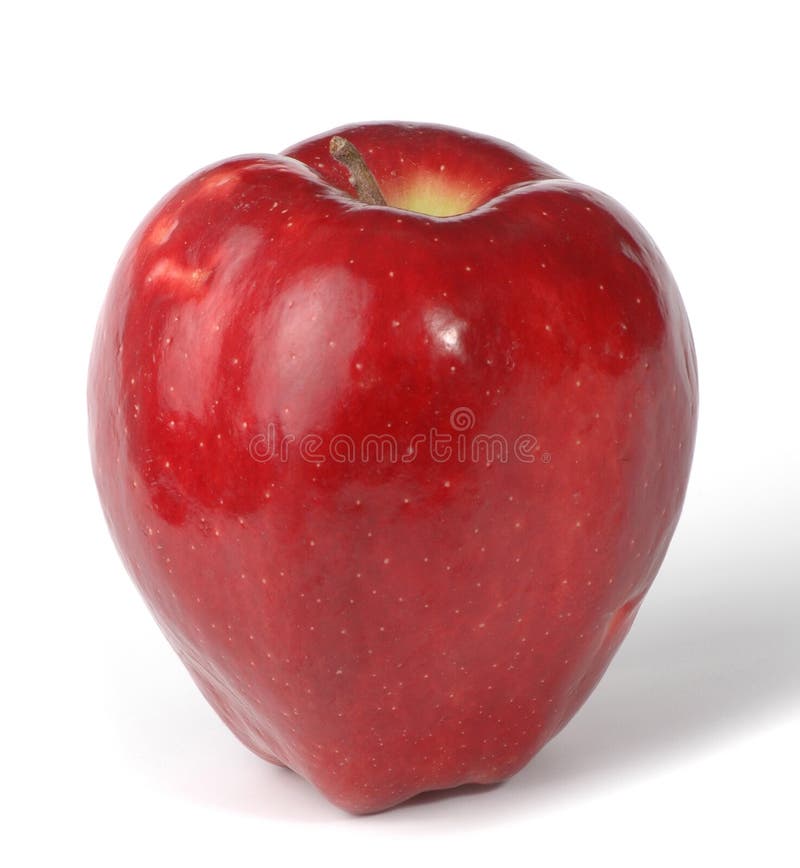 Red Apple On White Background Stock Photo - Image of life, apples: 2008610