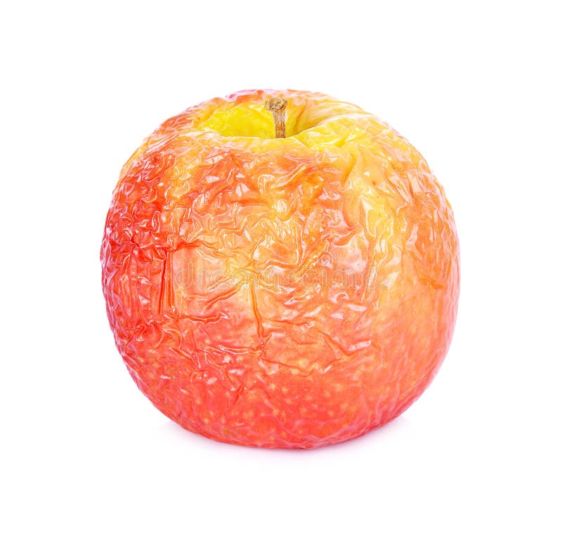 149 Red Apple Withered White Background Stock Photos - Free & Royalty ...