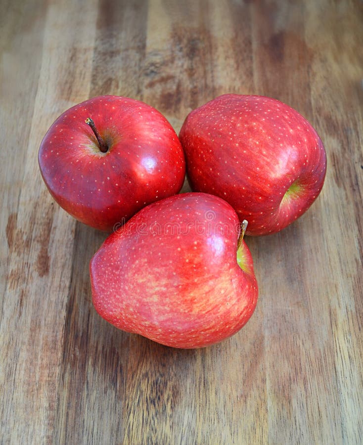 Red apples stock photo. Image of apple, three, shiny - 17701806