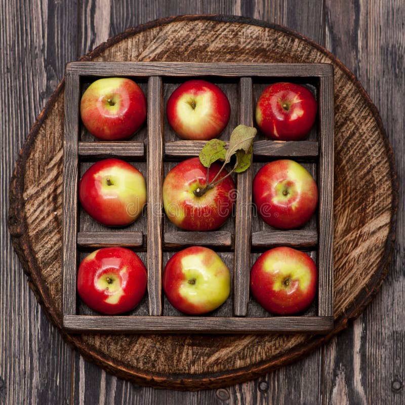 Red apples . Collage. stock photo. Image of food, apples - 45237232