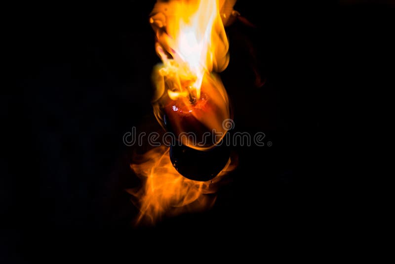 Red Apples Hit the Fire Tribe. Stock Image - Image of apple, flame ...