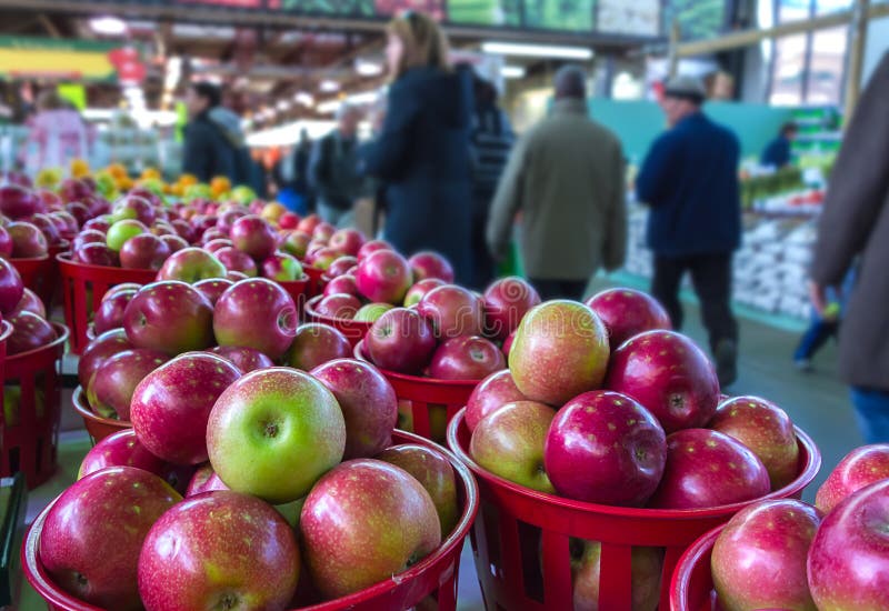 Red apples stock image. Image of customer, nature, attractive - 30564533
