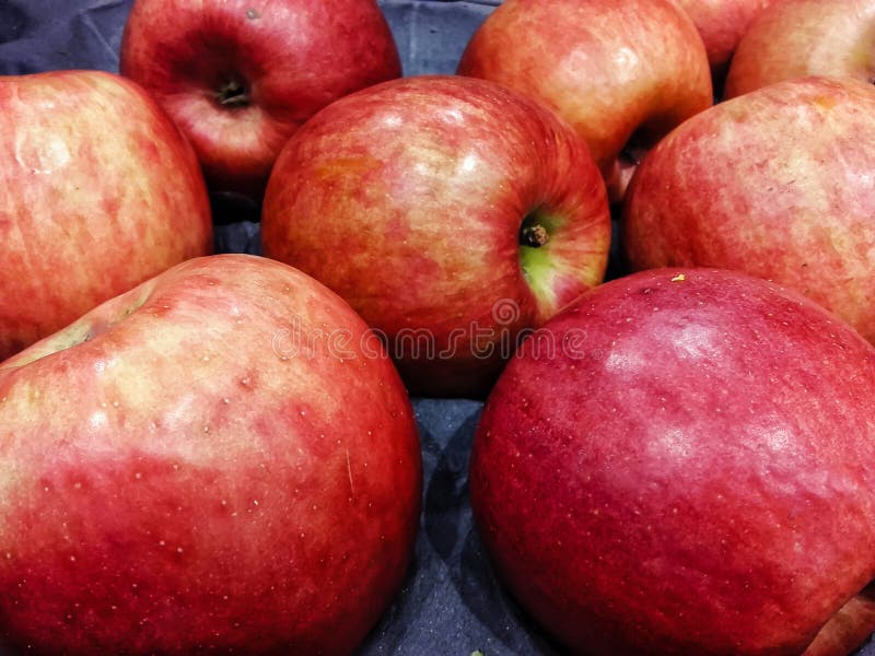 Red apples for sale stock image. Image of organic, greengrocery - 150012467