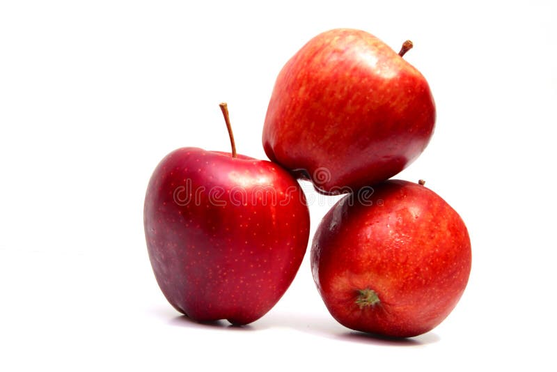 Red apples stock photo. Image of apple, table, three - 40269142