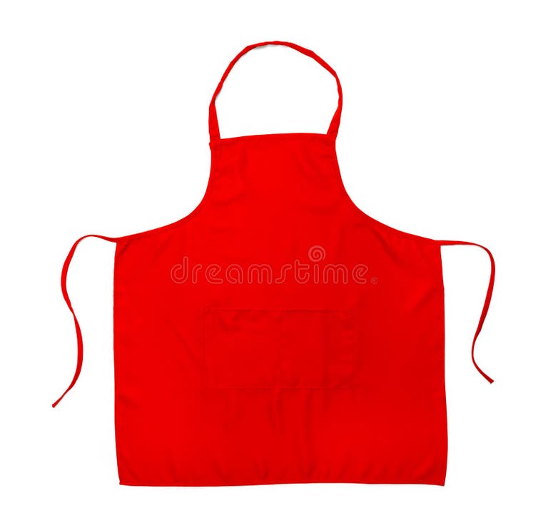 Red Apron stock photo. Image of white, clean, kitchen - 90647362