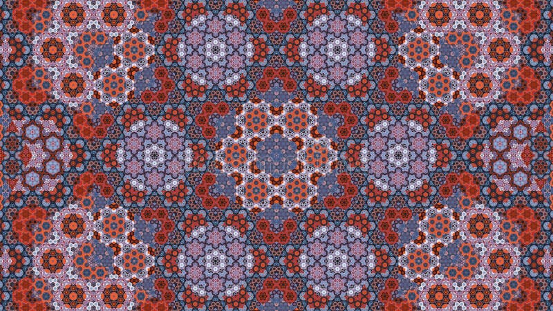 Red Arabesque Abstract Background Stock Illustration - Illustration of ...