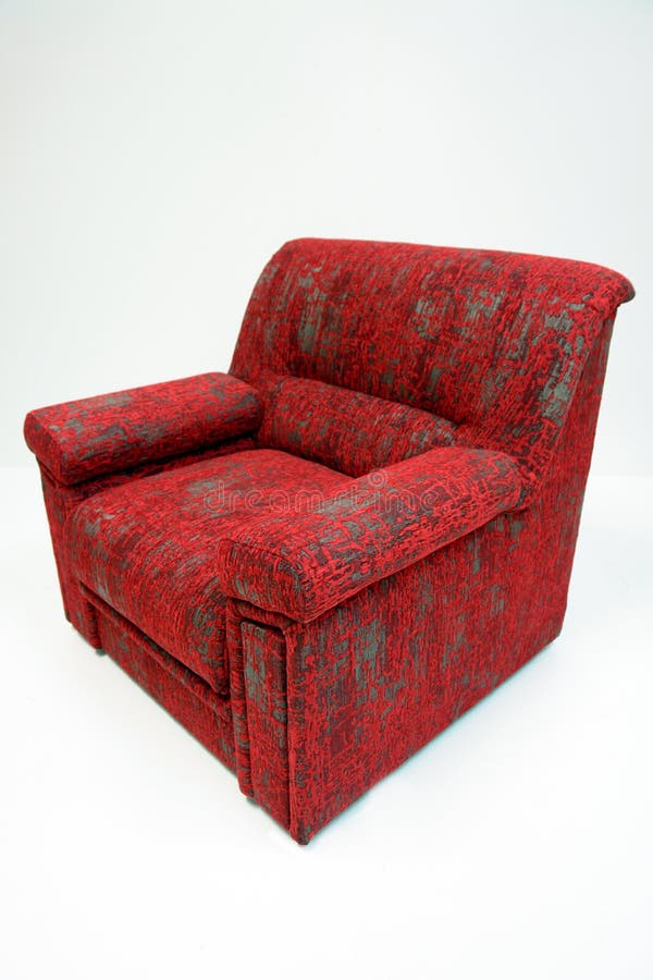 Red armchair stock image. Image of armchair, sitting - 12444035