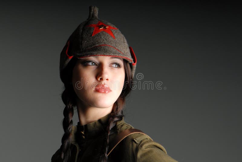 Red army stock image. Image of woman, union, national - 10097853