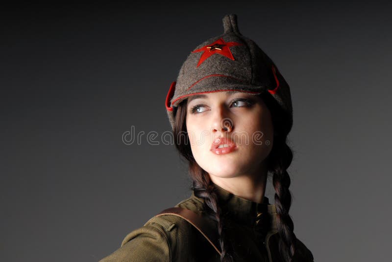 Red army stock image. Image of woman, union, national - 10097853
