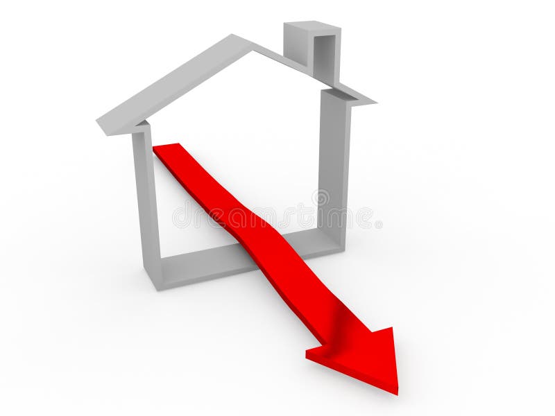 The red arrow stock illustration. Illustration of prices - 21701768